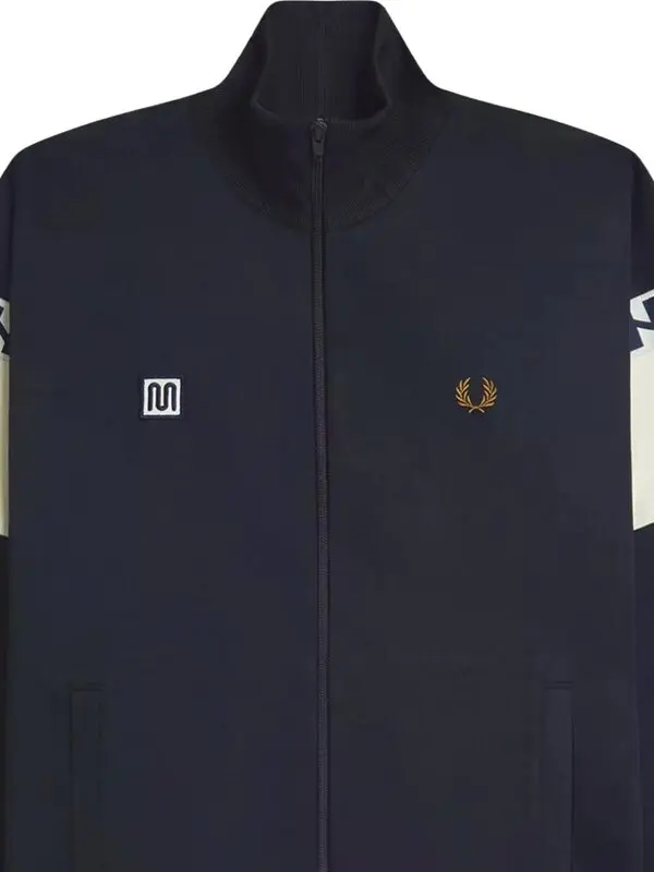 Fred Perry Logo Embroidered Colour-block Sweater