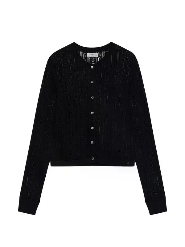 ANINE BING Moni Crop Cardigan