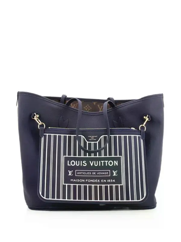 LOUIS VUITTON Monogram Canvas And Leather Mm Tote Bag