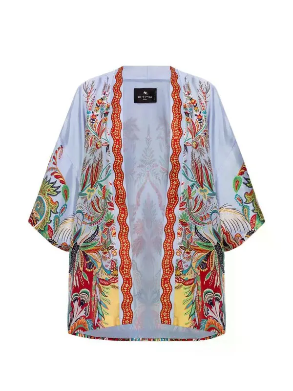 Etro Silk Paisley Print Top
