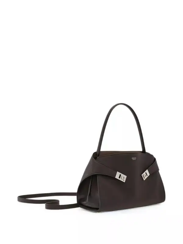 FERRAGAMO Hug Soft Shoulder Bag - Brown