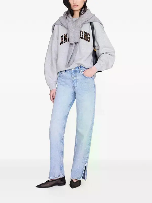ANINE BING Miles Sweatshirt Leopard Heather