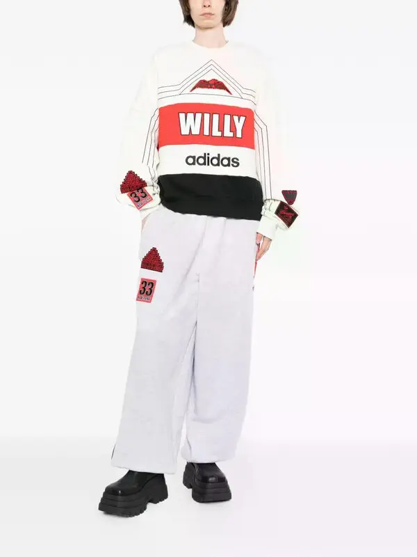 Adidas Chavarria Track Pants Light Gray