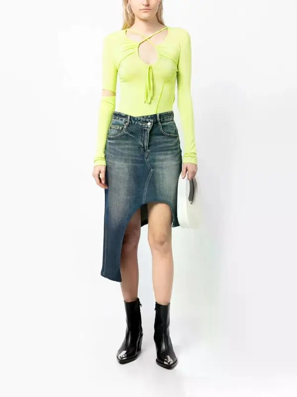 JNBY Asymmetric Design Denim Skirt
