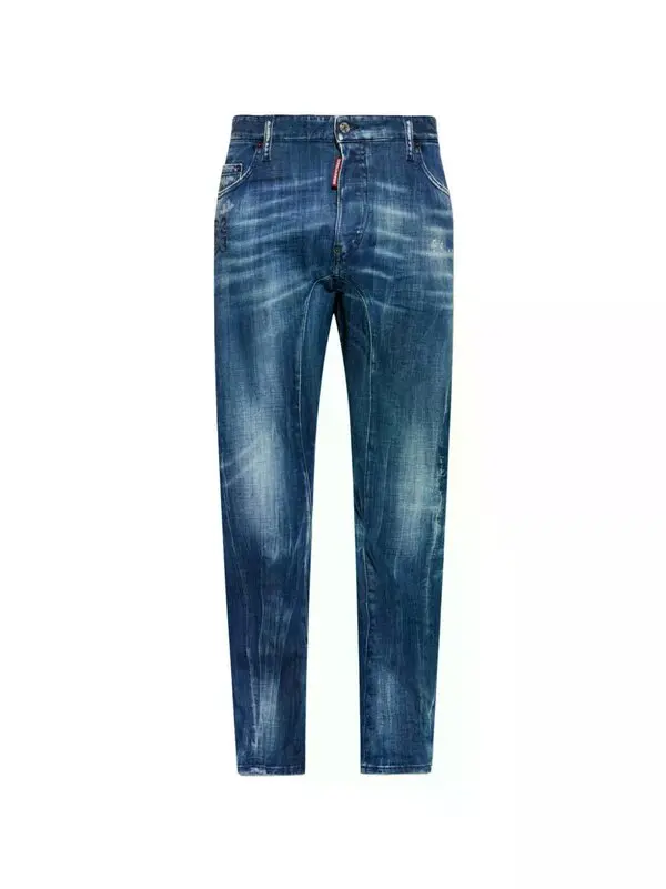Dsquared2 Distressed Faded Jeans