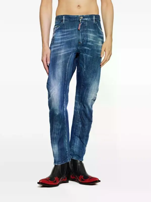 Dsquared2 Distressed Faded Jeans