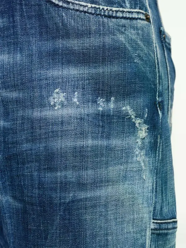 Dsquared2 Distressed Faded Jeans