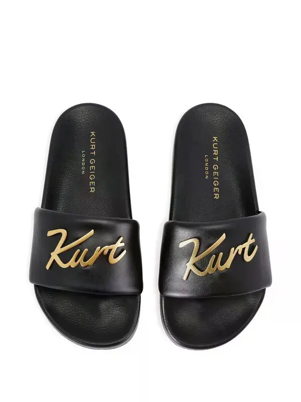 Kurt Geiger Cursive Branding Strap Sandals