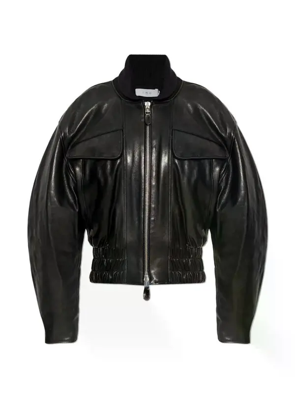 IRO PARIS Dunea Buckle-detail Leather Jacket