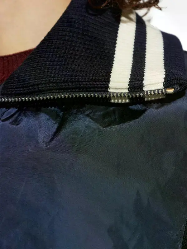 Dsquared2 Sleeveless Gilet With Striped Trim