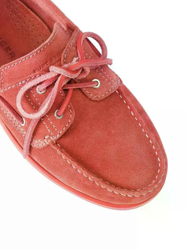 Kurt Geiger Suede Bow Boat Shoes