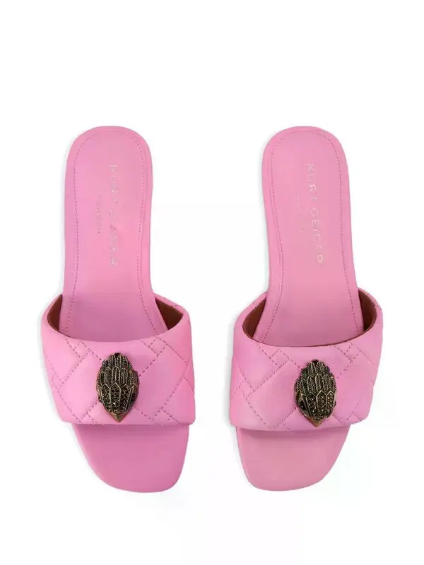 Kurt Geiger Quilted Eagle Head Sandals