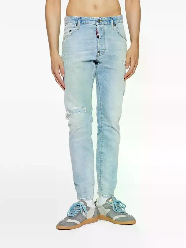 Dsquared2 Distressed Faded Jeans
