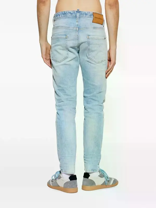 Dsquared2 Distressed Faded Jeans