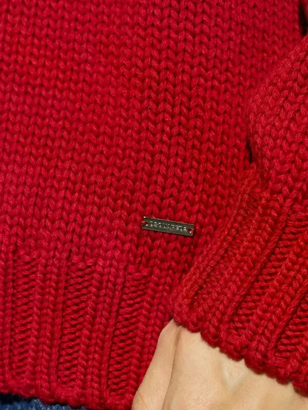 Dsquared2 Chevron-knit High Neck Sweater