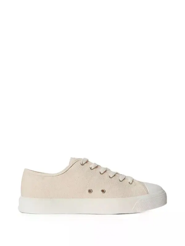 Polo Ralph Lauren Logo Print Canvas Sneakers