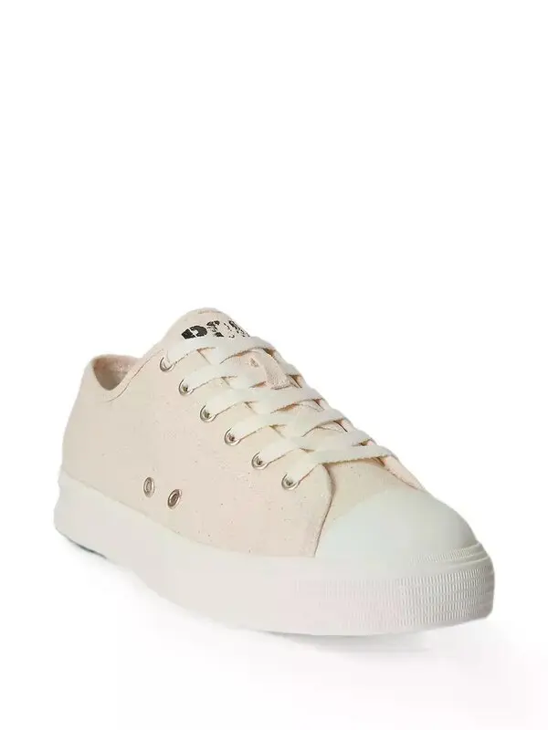 Polo Ralph Lauren Logo Print Canvas Sneakers