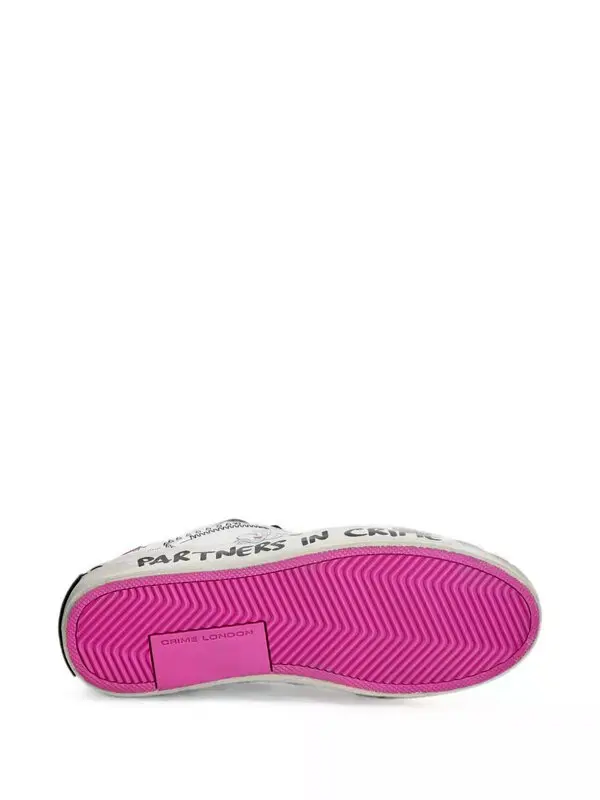 CRIME LONDON Looney Tunes Distressed-effect Sneakers
