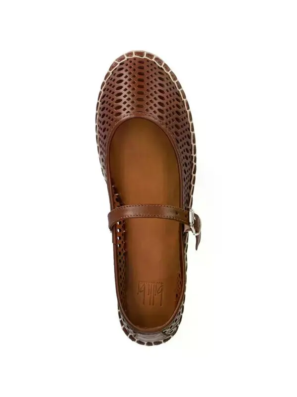 BILLI BI Perforated Leather Espadrilles