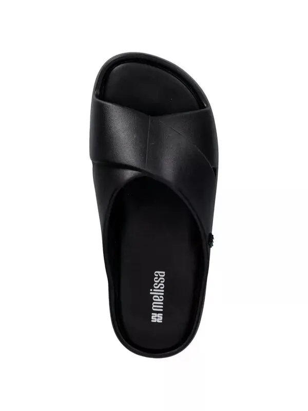 Melissa Cross-strap Platform Slides