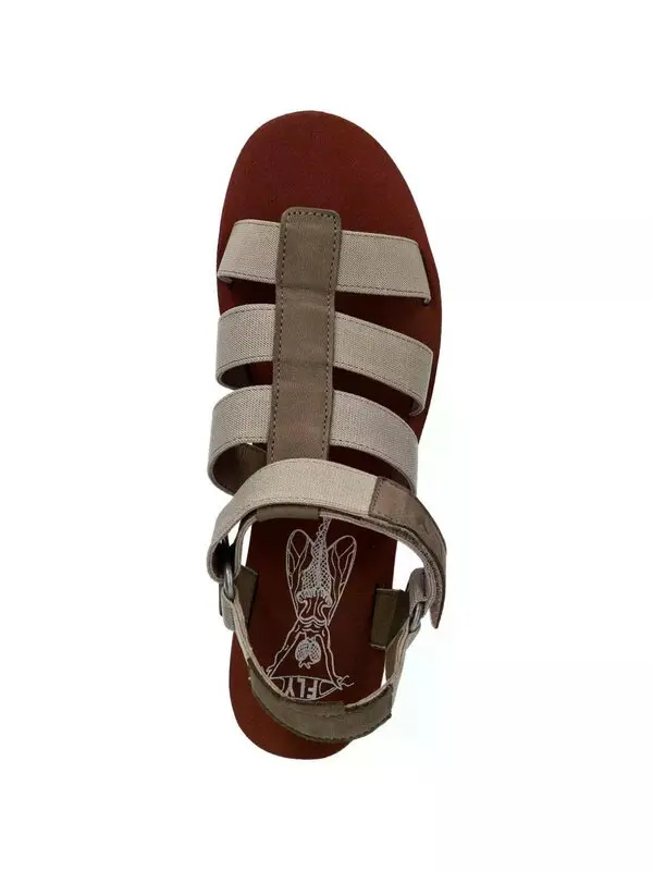 Fly London Platform Sandals With Touch-strap Fastening