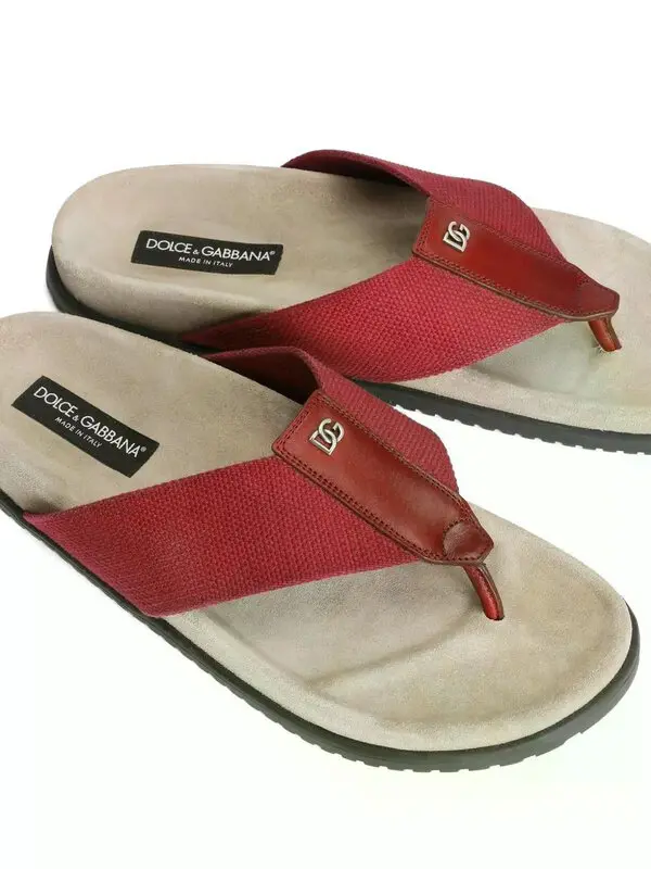 Dolce & Gabbana Logo Flip Flops