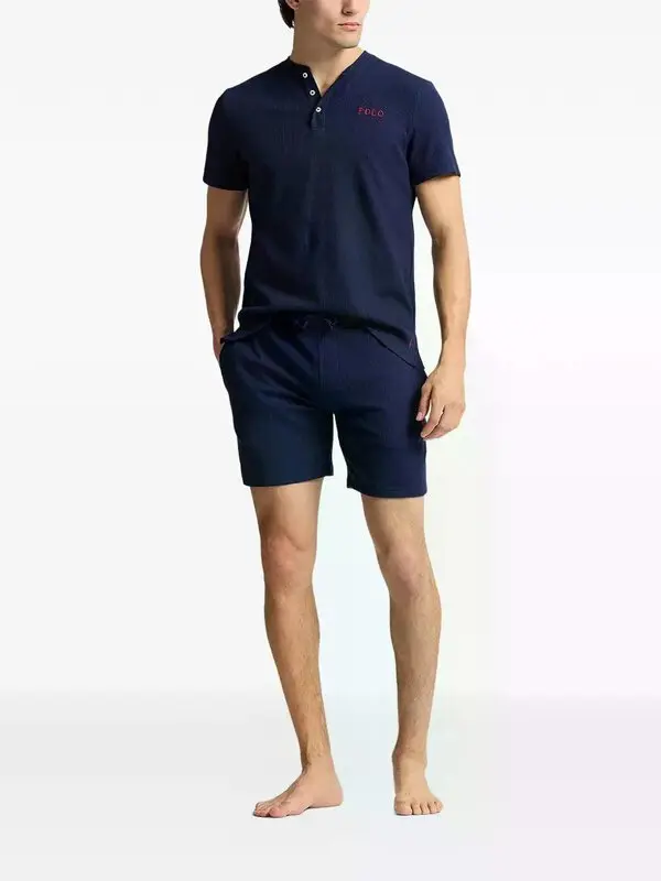 Polo Ralph Lauren Waffle-knit Henley Pajamas