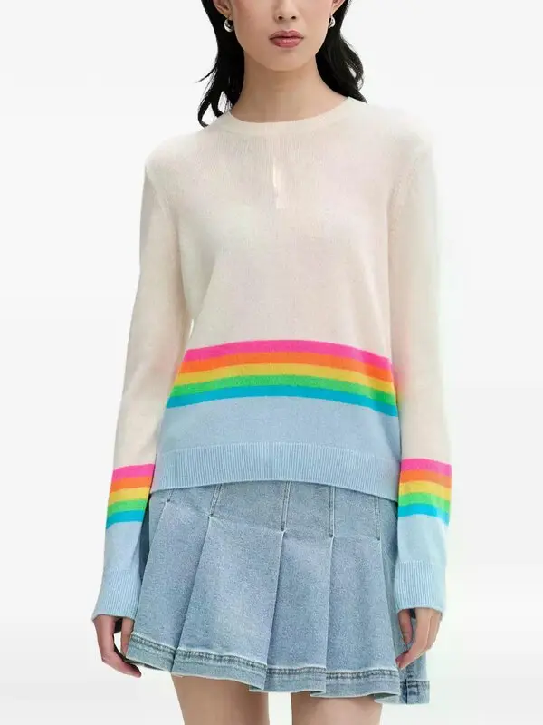 From Future Rainbow Stripe Sweater
