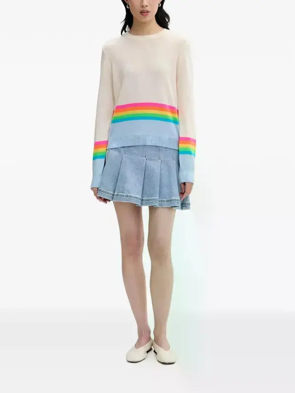 From Future Rainbow Stripe Sweater