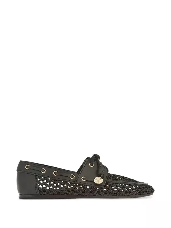 ANCIENT GREEK SANDALS Pliaria Crochet Leather Loafers