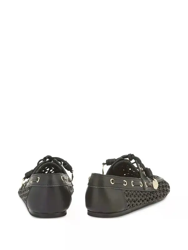 ANCIENT GREEK SANDALS Pliaria Crochet Leather Loafers