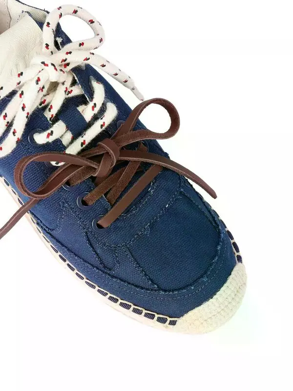 Kurt Geiger Navy Lace-up Sneakers - Blue