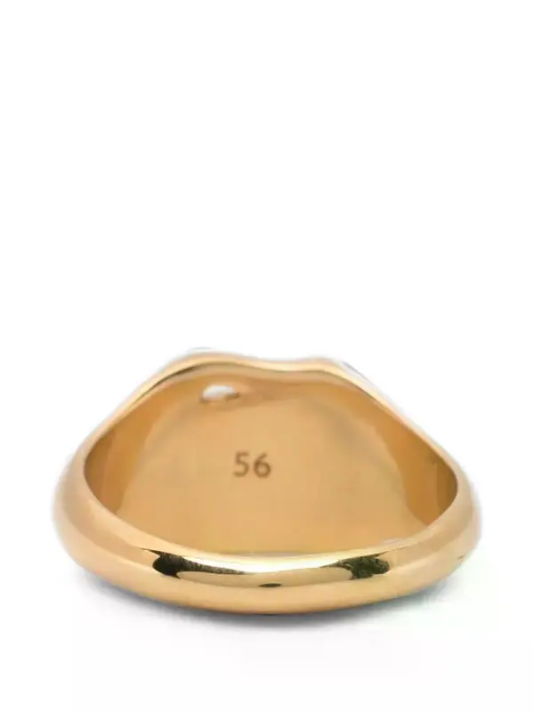 MARIA BLACK Rabbit Mini Signet Ring