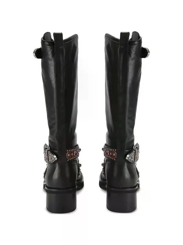 Kurt Geiger Western Studded Biker Boots