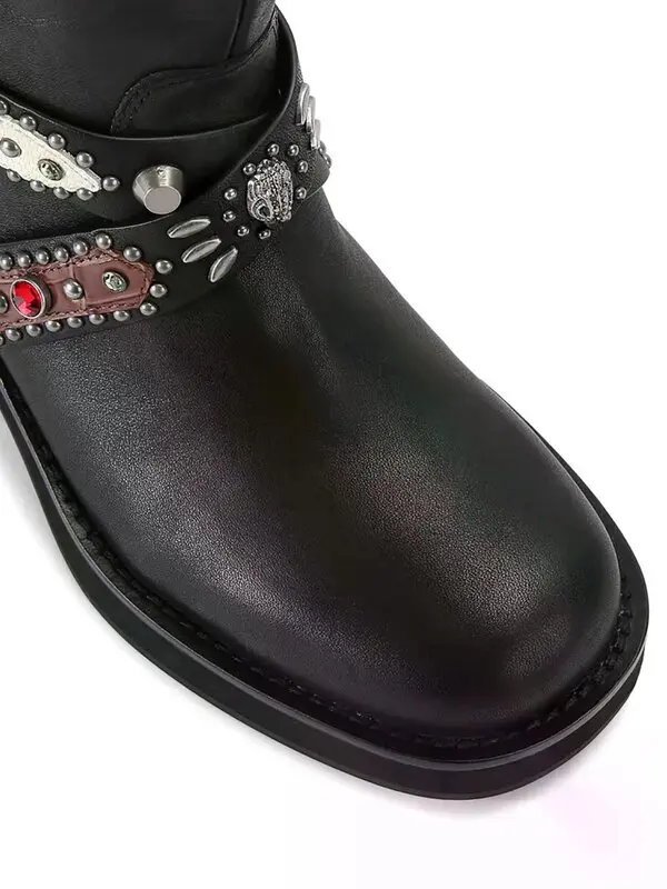 Kurt Geiger Western Studded Biker Boots
