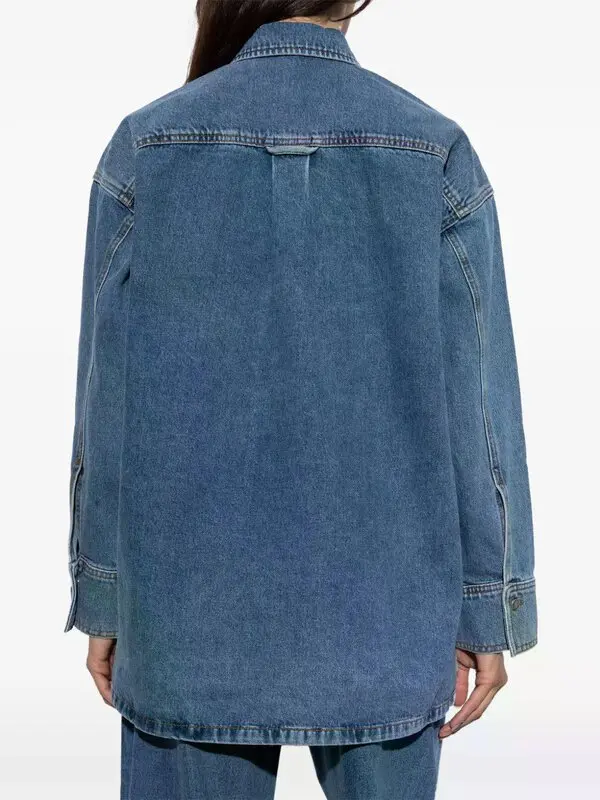 BY MALENE BIRGER Dea Chest-pocket Denim Shirt - Blue