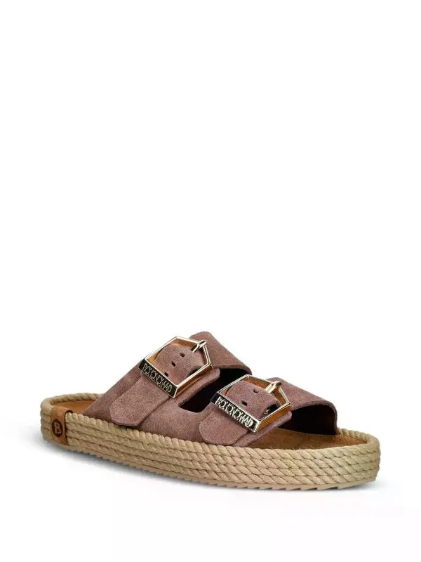 BOHONOMAD Buckle-fastening Rope-trimmed Espadrilles