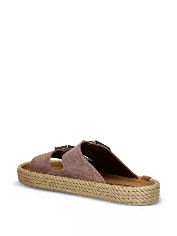 BOHONOMAD Buckle-fastening Rope-trimmed Espadrilles