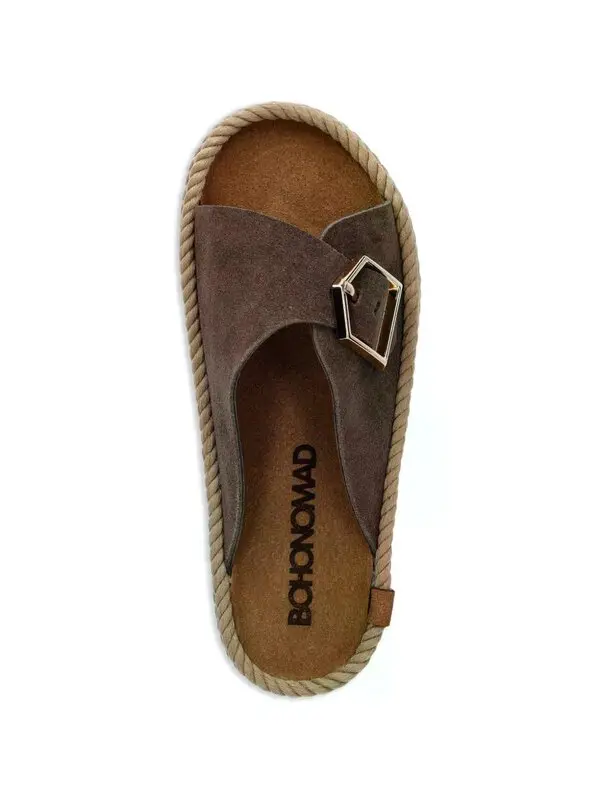 BOHONOMAD Buckle-fastening Rope-trimmed Espadrille Sandals
