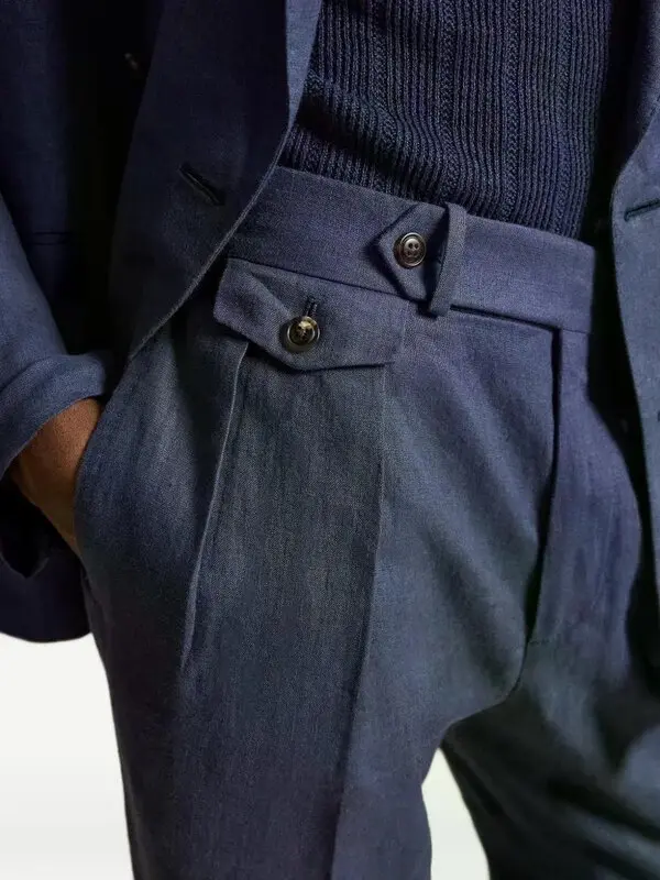Polo Ralph Lauren Pleated Linen Trousers