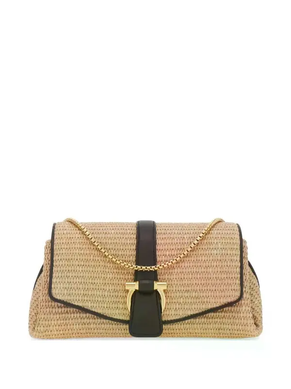 FERRAGAMO Mia Crossbody Bag - Brown