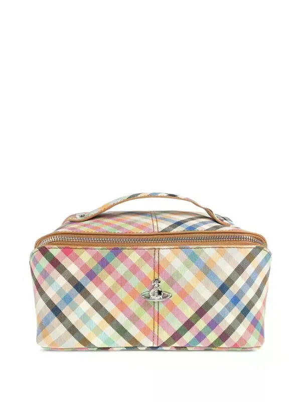 VIVIENNE WESTWOOD Orb Plaque Check-pattern Bag