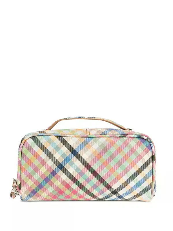 VIVIENNE WESTWOOD Orb Plaque Check-pattern Bag