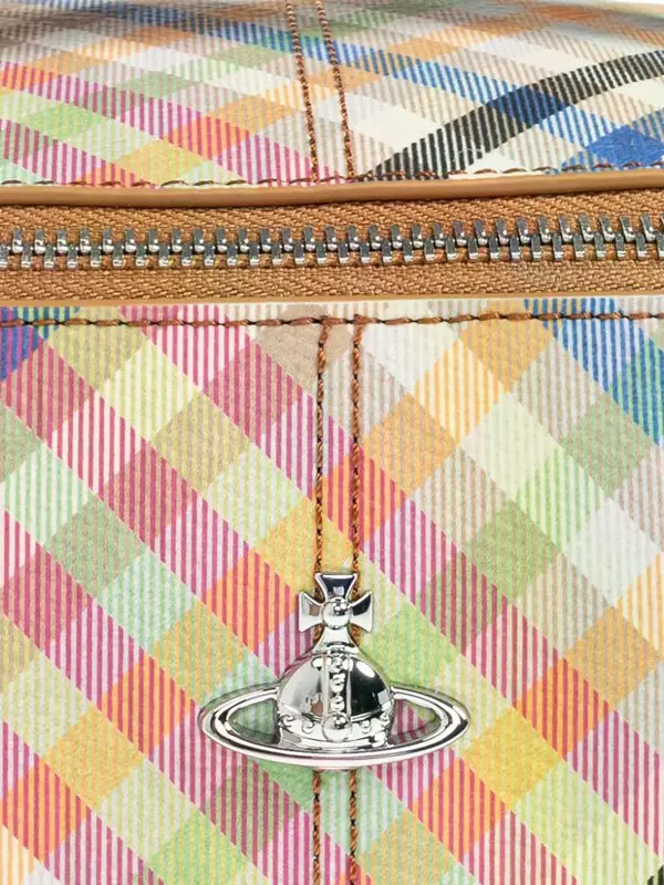 VIVIENNE WESTWOOD Orb Plaque Check-pattern Bag
