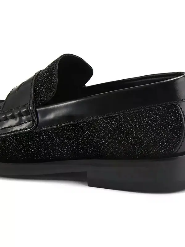 Kurt Geiger Sparkly Leather Loafers