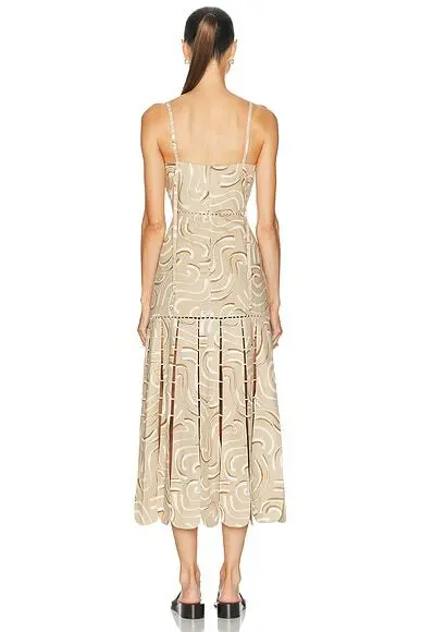 Alexis Bellisse Linen Blend Dress