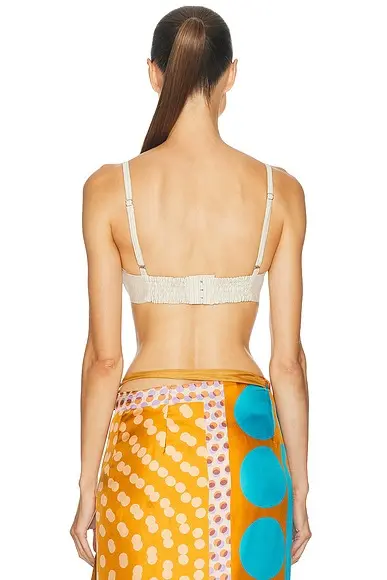 Dries Van Noten Carly Ruched Poplin Top