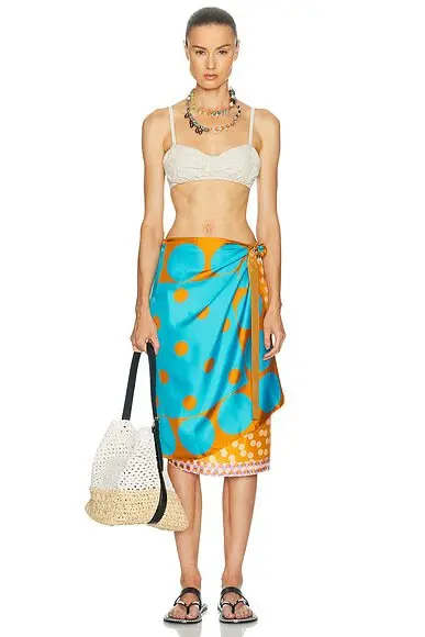 Dries Van Noten Carly Ruched Poplin Top