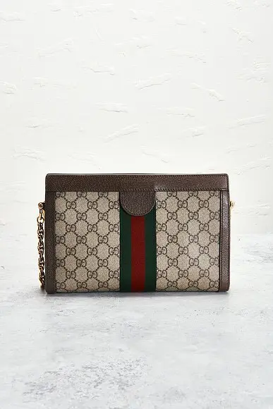 Gucci Ophidia Shoulder Bag - Brown