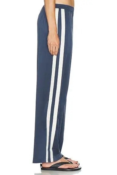 Lunya Washable Silk Side Stripe Pant